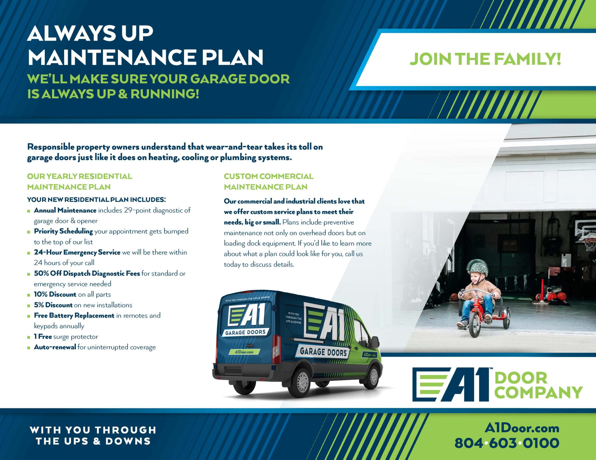 Glen Allen Garage Door Maintenance Services | A1 Door Co