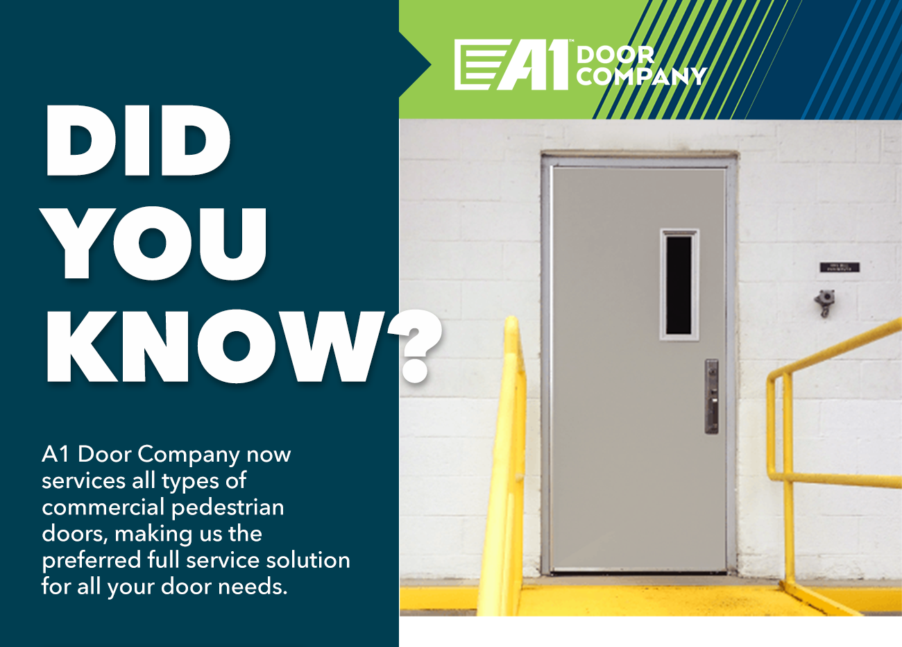 Choose the Right Commercial Pedestrian Entry Door